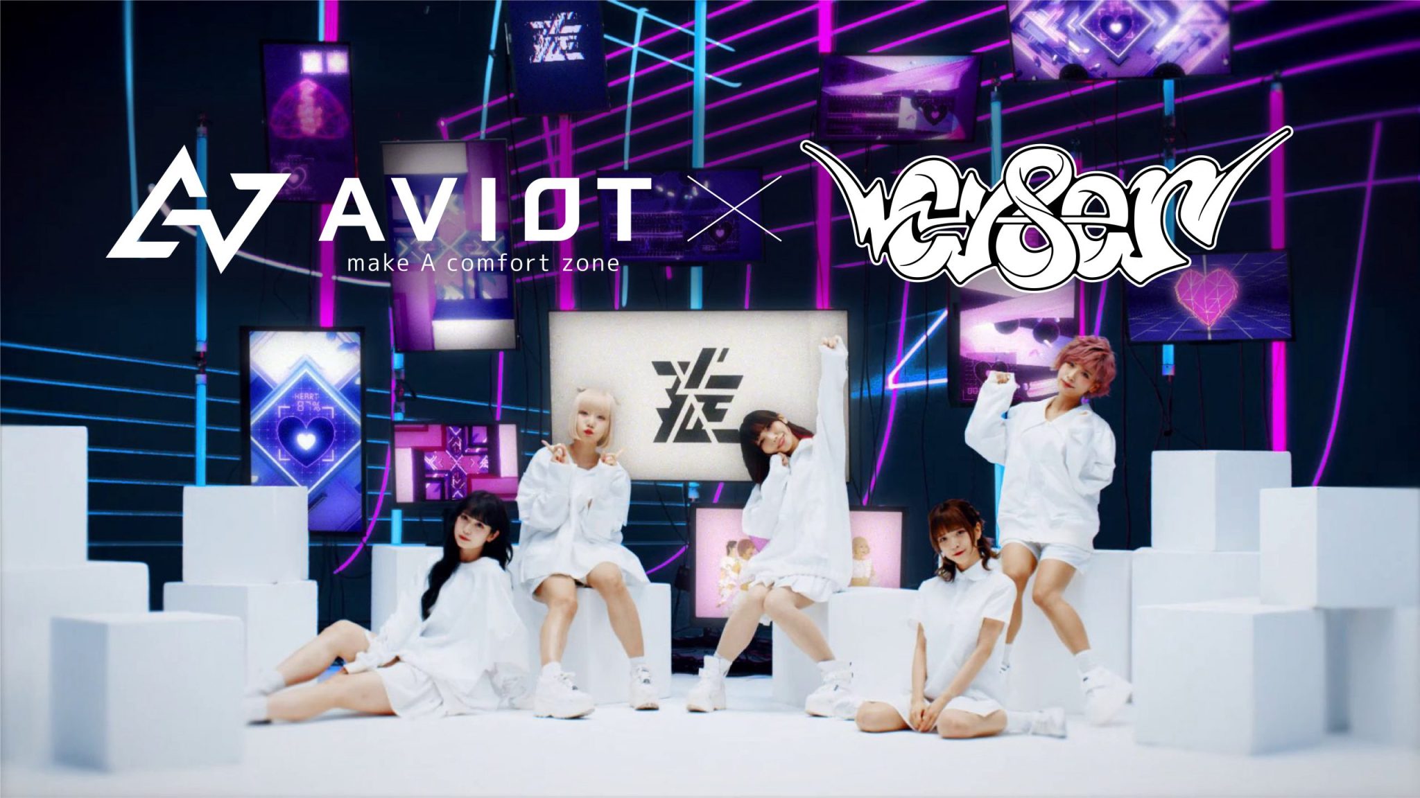 CY8ERタイアップCM第2弾公開のお知らせ PRESS｜AVIOT